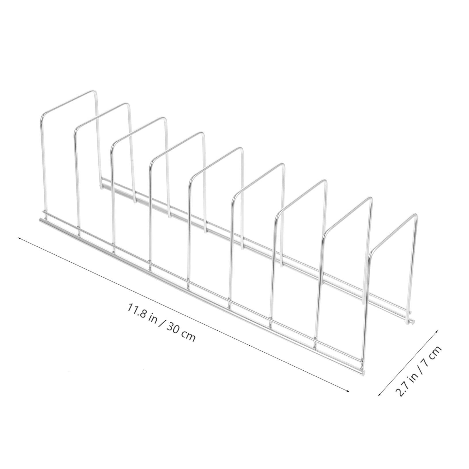 VILLFUL 2 Pcs Drainer Dish Rack Cabinet Organizer Shelf Baking Sheet Organizer Sink Storage Rack Pot Lid Storage Rack Pot Lid Organizer Dish Holder Rack Pot Lid Storage Rack for Cabinet