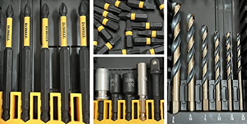 DEWALT Screwdriver and Drill Bit Set (FlexTorq impact Driver bit set 100pc)