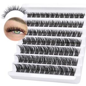 lash clusters diy eyelash extensions natural individual lashes cc curl eyelash clusters 8-14mm diy lash extension clusters wispy volume cluster lashes by toochunag