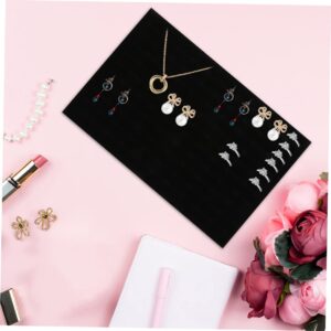 Zerodeko 10pcs jewelry box pad velvet choker hoop earring trinket tray earring sponge holder jewelry insert tray jewelry sponge insert foams pad sponge earring tray ring display pad bracket