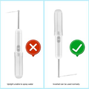 Portable Bidet Travel Bidet Electric Handheld Bidet Sprayer，Toilet Paper Substitutes， for Personal Hygiene Cleaning/Soothing Postpartum Care/perineal & Hemmoroid Nursing ，White