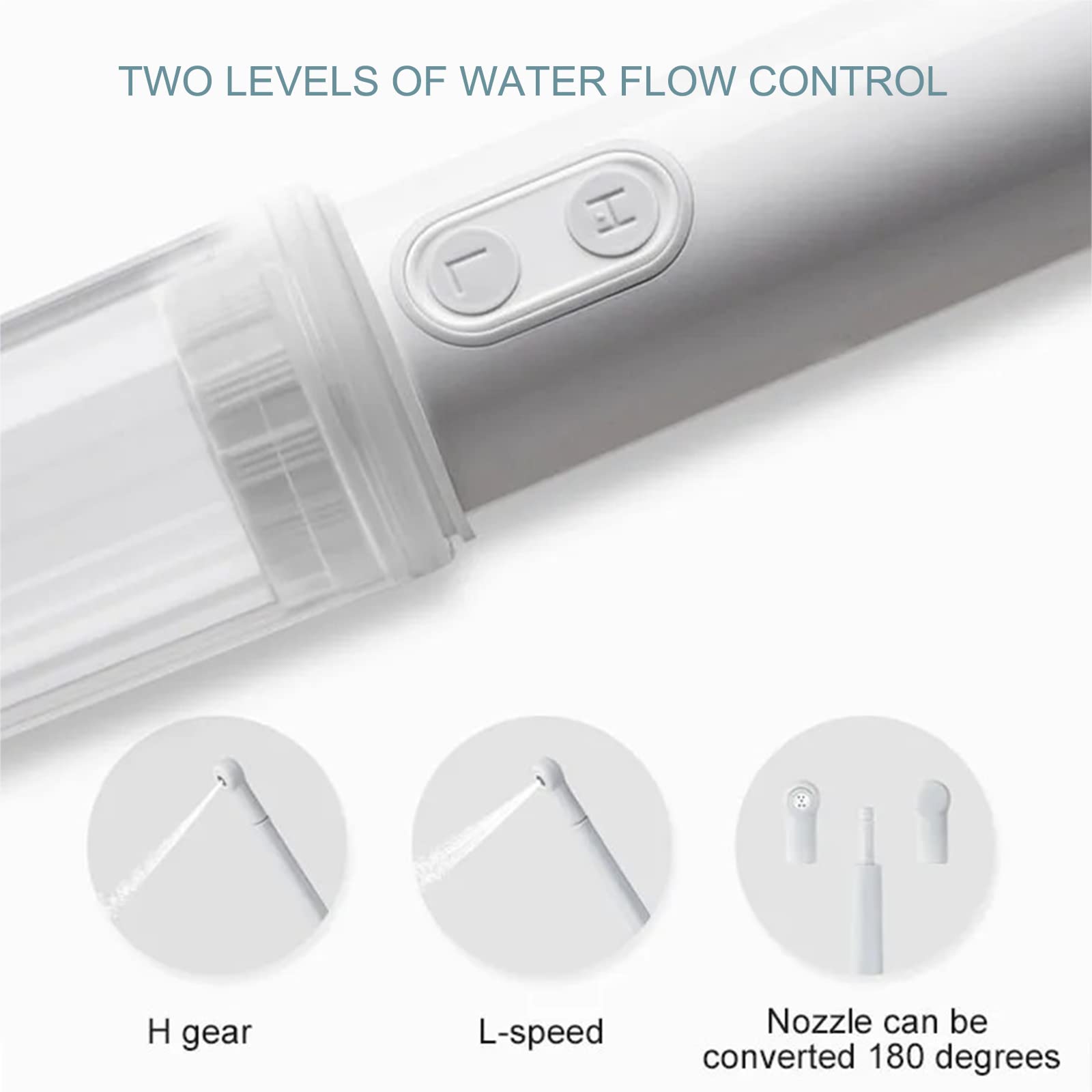 Portable Bidet Travel Bidet Electric Handheld Bidet Sprayer，Toilet Paper Substitutes， for Personal Hygiene Cleaning/Soothing Postpartum Care/perineal & Hemmoroid Nursing ，White