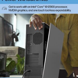 HP 2023 Envy Gaming Full Size Tower Desktop Computer, 12th Gen Intel 16-Core i9-12900 up to 5.1GHz, GeForce RTX 3070 8GB GDDR6, 128GB DDR4 RAM, 4TB SSD, WiFi 6, Bluetooth, Windows 11, BROAG Cable