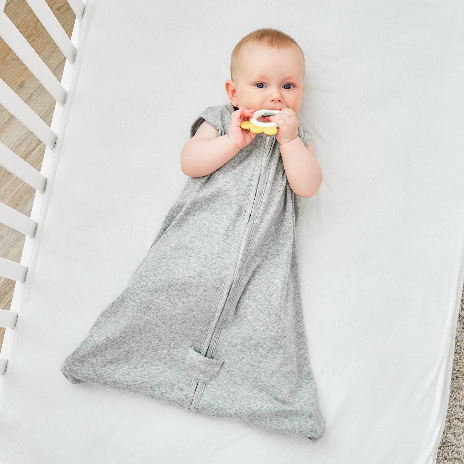 SOYES Wearable Blankets Baby,100% Organic Cotton,Fits Baby Boys and Girls