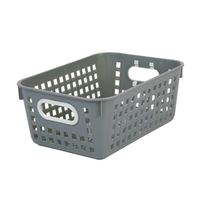 Really Good Stuff Medium Baskets - Set of 6 -Pebble