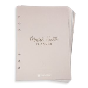 canplan mental health planner refills (12 months of inside pages only), best mental health planner, best self care gift, mental health gift