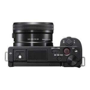 Sony ZV-E10 Mirrorless Camera with 16-50mm Lens 64GB Memory, Case. Tripod, Filters, Hood, Grip, & Professional Video & Photo Editing Software Kit