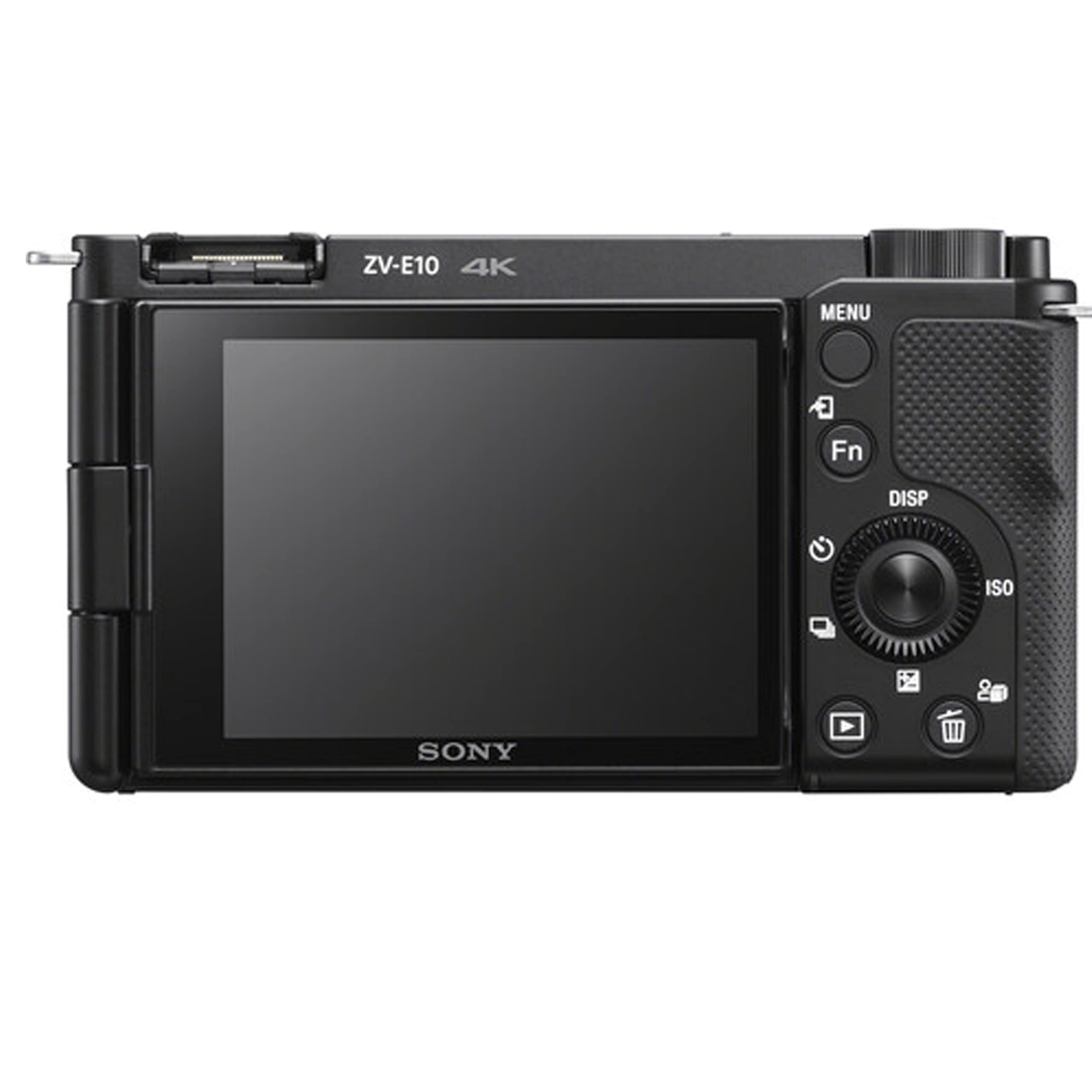 Sony ZV-E10 Mirrorless Camera with 16-50mm Lens 64GB Memory, Case. Tripod, Filters, Hood, Grip, & Professional Video & Photo Editing Software Kit