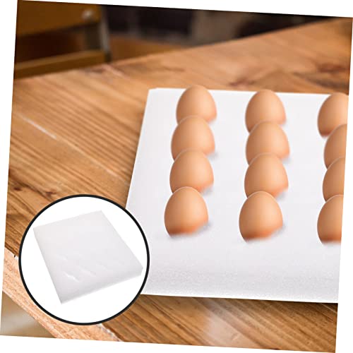 4pcs Rutin Egg Protection reusable egg container foam egg holder egg holder for shipping egg protective tray egg foam trays desktop egg holder shipping foam egg tray pearl cotton