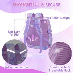 VX VONXURY Girls School Backpack,Water Resistant Kawaii Kids Book Bag Fits A4 Folder,Cute Teens Schoolbags