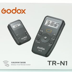 Godox TR-N1 TR-N3 Remote Shutter Release for Nikon, Wireless Shutter Release Intervalometer Compatible for Nikon Z9 Z8 Z7 Z6 Z5 D850 D800 D750 D610 F90 D7200 D7100 D5600 D3300 D90