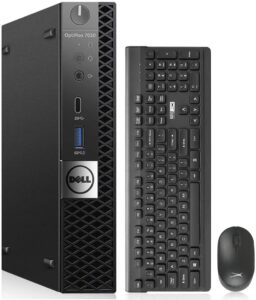 dell optiplex 7050 mini pc desktop computers, intel core i5-7500 2.7ghz, 32gb ram, 512gb ssd, windows 10 pro (renewed)