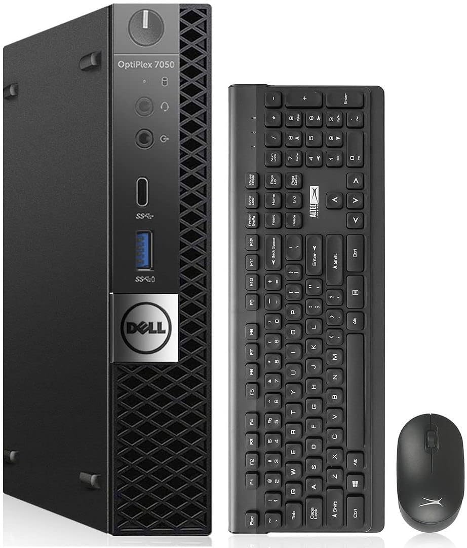 Dell OptiPlex 7050 Mini PC Desktop Computers, Intel Core i5-7500 2.7GHz, 32GB RAM, 512GB SSD, Windows 10 Pro (Renewed)