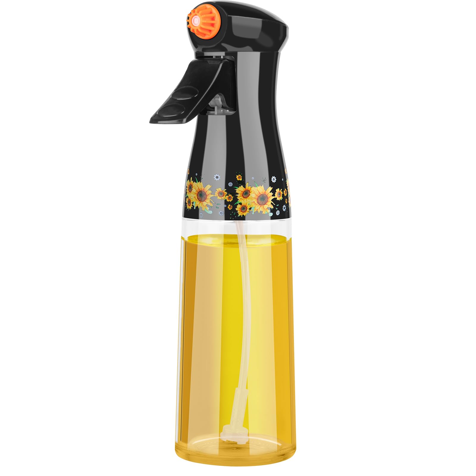 Honbuty Olive Oil Sprayer for Cooking - 200ml Glass Oil Dispenser Bottle Spray Mister - Refillable Food Grade Oil Vinegar Spritzer Sprayer Bottles for Kitchen, Air Fryer, Salad, Baking, Grilling