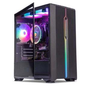 mxz gaming desktop pc computer i3 13100f,gtx1660s,16g ddr4, nvme 500gb ssd, 6 rbg fans, windows 11 pro ready to use (i3 13100f| gtx1660s)