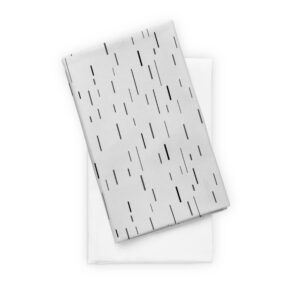 chicco alfa lite playard sheets - white sketch | white