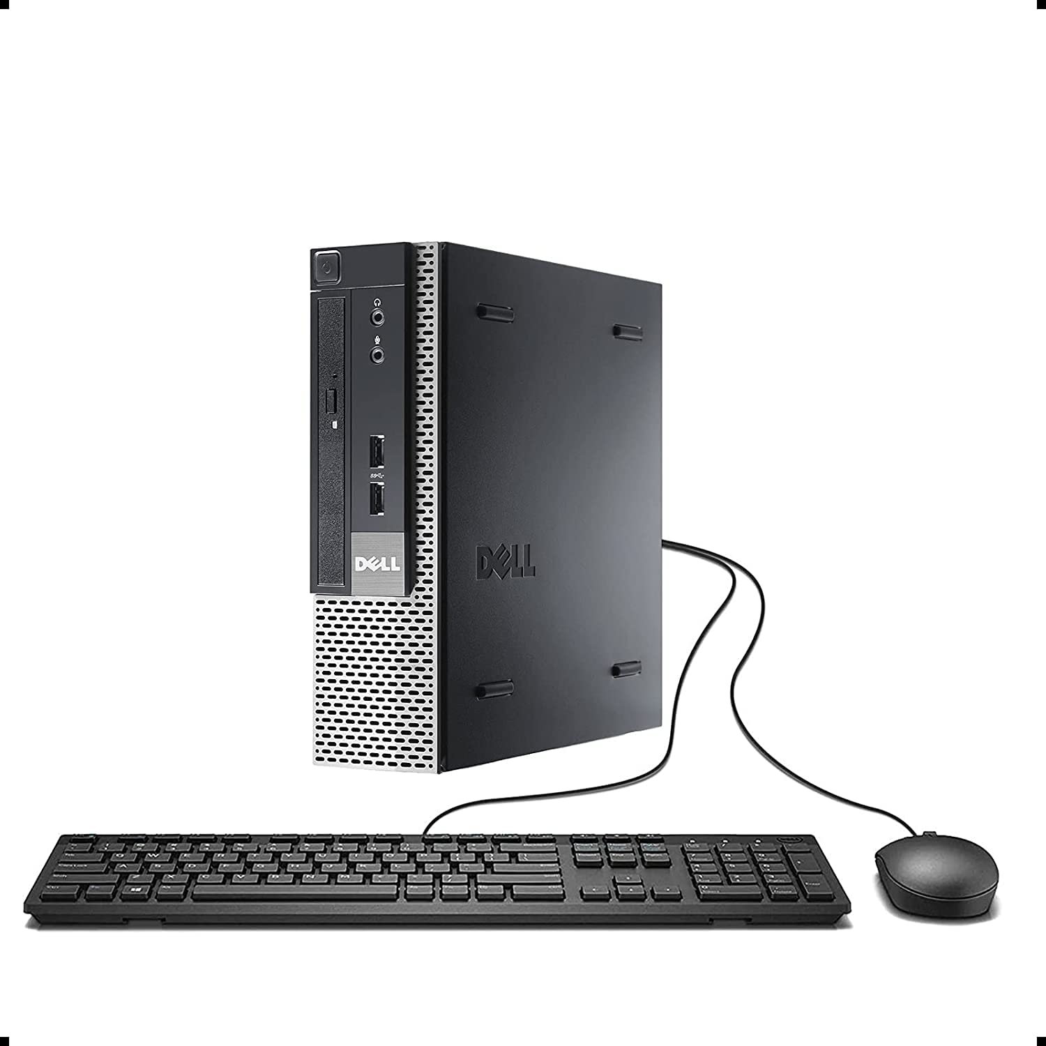 Dell Optiplex 9020 USFF Desktop Computer PC, Intel Core i5-4570s up to 3.6GHz, 16GB DDR4 RAM, 512GB SSD, DisplayPort, HDMI, DVD, AC Wi-Fi, Bluetooth, 4K Support - Windows 10 Pro 64 Bit(Renewed)