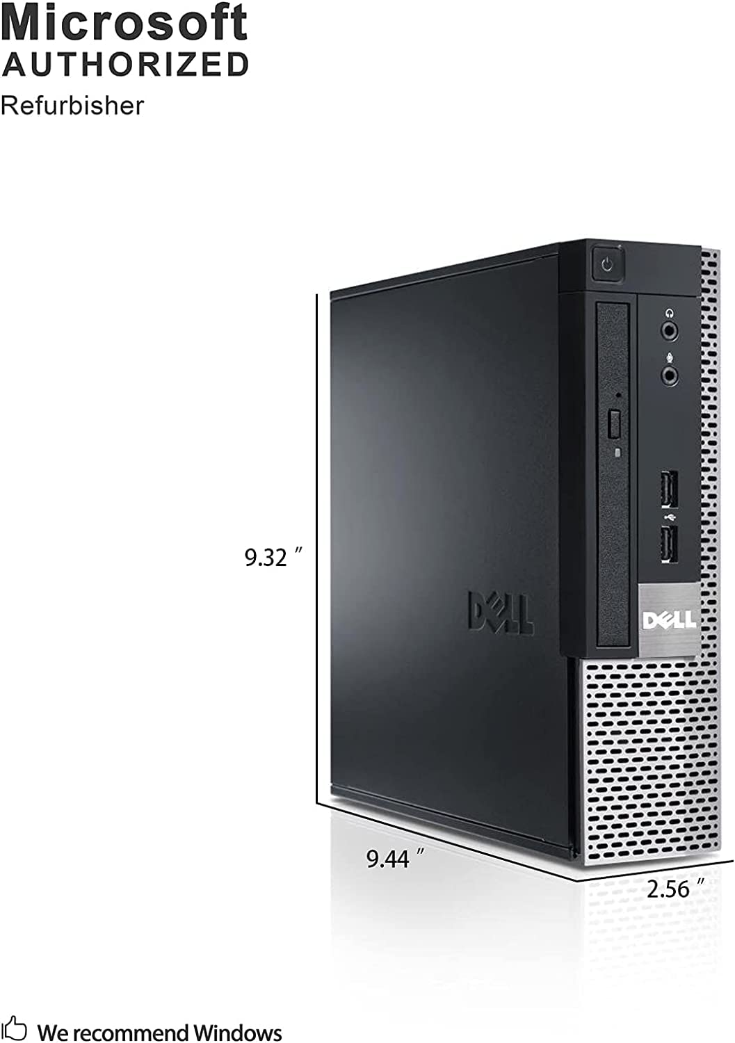 Dell Optiplex 9020 USFF Desktop Computer PC, Intel Core i5-4570s up to 3.6GHz, 16GB DDR4 RAM, 512GB SSD, DisplayPort, HDMI, DVD, AC Wi-Fi, Bluetooth, 4K Support - Windows 10 Pro 64 Bit(Renewed)