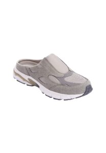 comfortview women's wide width cv sport claude slip on sneaker - 10 m, grey