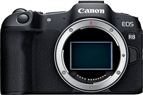 Canon EOS R8 Mirrorless Camera (Body Only) Enhanced with Professional Accessory Bundle - Includes 14 Items