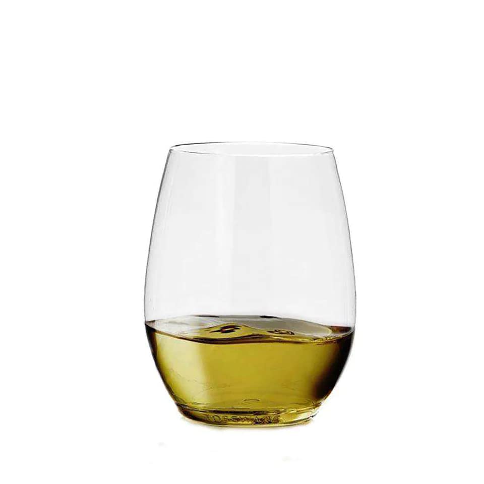 Smarty Had A Party 64 Pack Plastic Stemless Wine Glasses,12 Oz Clear Plastic Cups, Drinking Glasses, Order In Bulk Disposable Cups for Wedding Decorations, Holidays, Wine Glasses Stemless