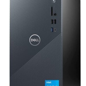 Dell Inspiron Desktop Computer, 12th Gen Intel Core i5-12400 Processor, 32GB DDR4 RAM, 2TBSSD, WiFi 6, DVD R+W, Display Port, HDMI, 8 USB Ports, USB-C, Windows 11 Home, Blue