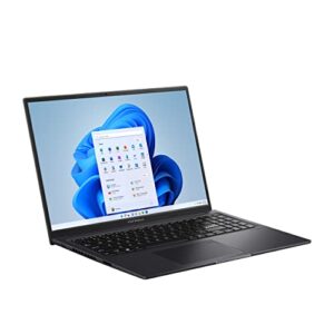 asus 2023 vivobook 16x laptop, 16” wuxga, intel core i9-13900h cpu, nvidia geforce rtx 4050 gpu, 16gb ram, 1tb ssd, windows 11 home, indie black, k3605vu-as96