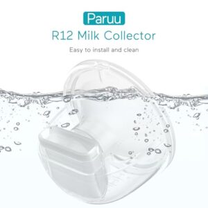 Paruu P10 Full Set Collector Cup, Original Breast Pump Parts, Wearable Breast Pump Replacement Accessories, 1 Set