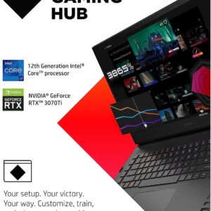 HP OMEN O17 17.3" 165Hz Gaming Laptop, Intel 12th Core i7-12700H, 64GB DDR5 RAM, 4TB PCIe SSD, NVIDIA GeForce RTX 3070Ti, RGB Backlit Keyboard, Win 11 Pro, Shadow Black, Hotface DVD-RW USB Hub