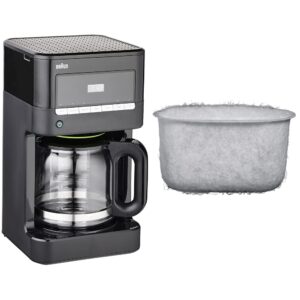 braun brew sense drip coffee maker (kf7000bk) charcoal filter