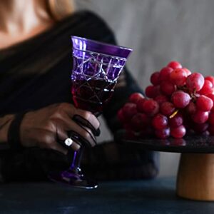 SANTA MARLA Wine Glasses - Colored wine glasses (Red, Black, Green, Yellow, Blue, Purple) (Purple)