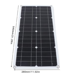 Solar Panel Kit 250W Monocrystalline Solar Panel Kit Solar Panel Controller Combo with 10A Charge Controller Dual USB Ports for RV Car Boat Battery Charging