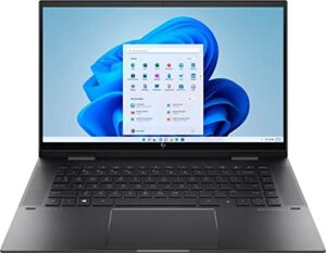 hp envy x360 2-in-1 15.6-inch fhd touchscreen laptop - amd ryzen 5 5500u processor - 8gb memory - 256gb pcie ssd - backlit keyboard - hdmi - wi-fi - windows 11 home nightfall black (renewed)