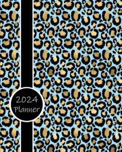 2024 planner: daily weekly and monthly calendar | schedule organizer | january to december | animal print