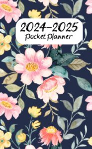 2024-2025 pocket planner: 2 year monthly pocket calendar (junuary 2024 to december 2025) with federal holidays and motivational quotes