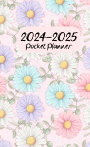 2024-2025 pocket planner: 2 year monthly pocket calendar (junuary 2024 to december 2025) with federal holidays and motivational quotes