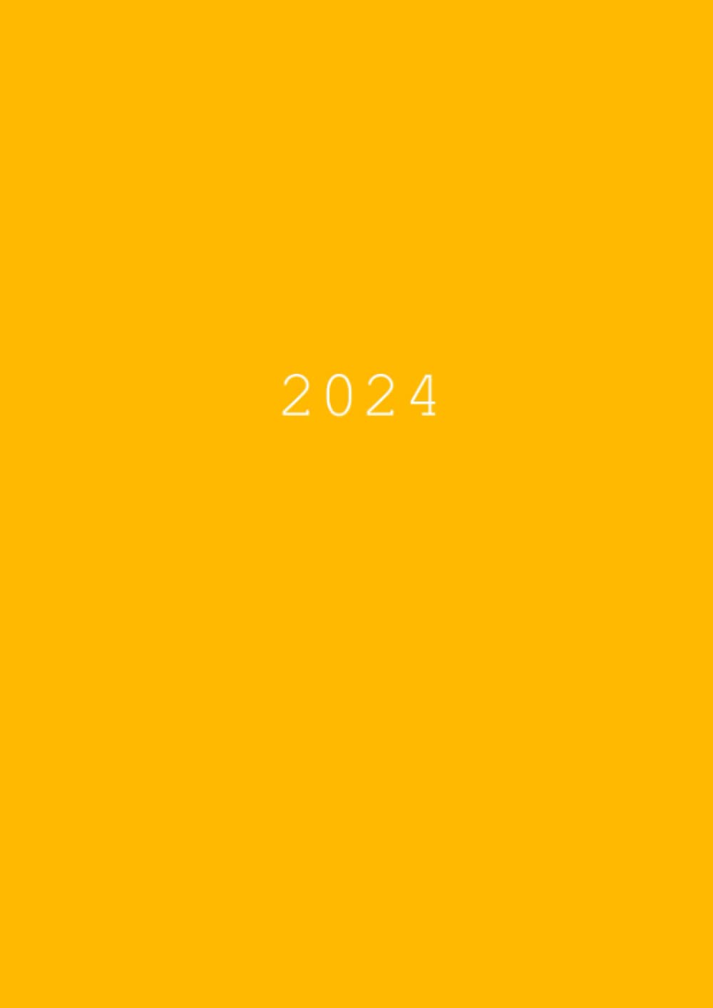 2024: Weekly Planner With Hourly Schedule | Vertical Layout Time Slots 5 AM – 11 PM | Week-To-View A4 Dated Agenda | Appointment Scheduling Calendar ... On 2 Pages Organizer Book | Simple Yellow