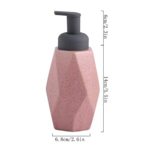 Soap Dispensers Soap Dispenser Foam Press Bottle 440ml/14.8oz Ceramic Liquid Soap Dispenser for Bathroom,Bedroom Countertop