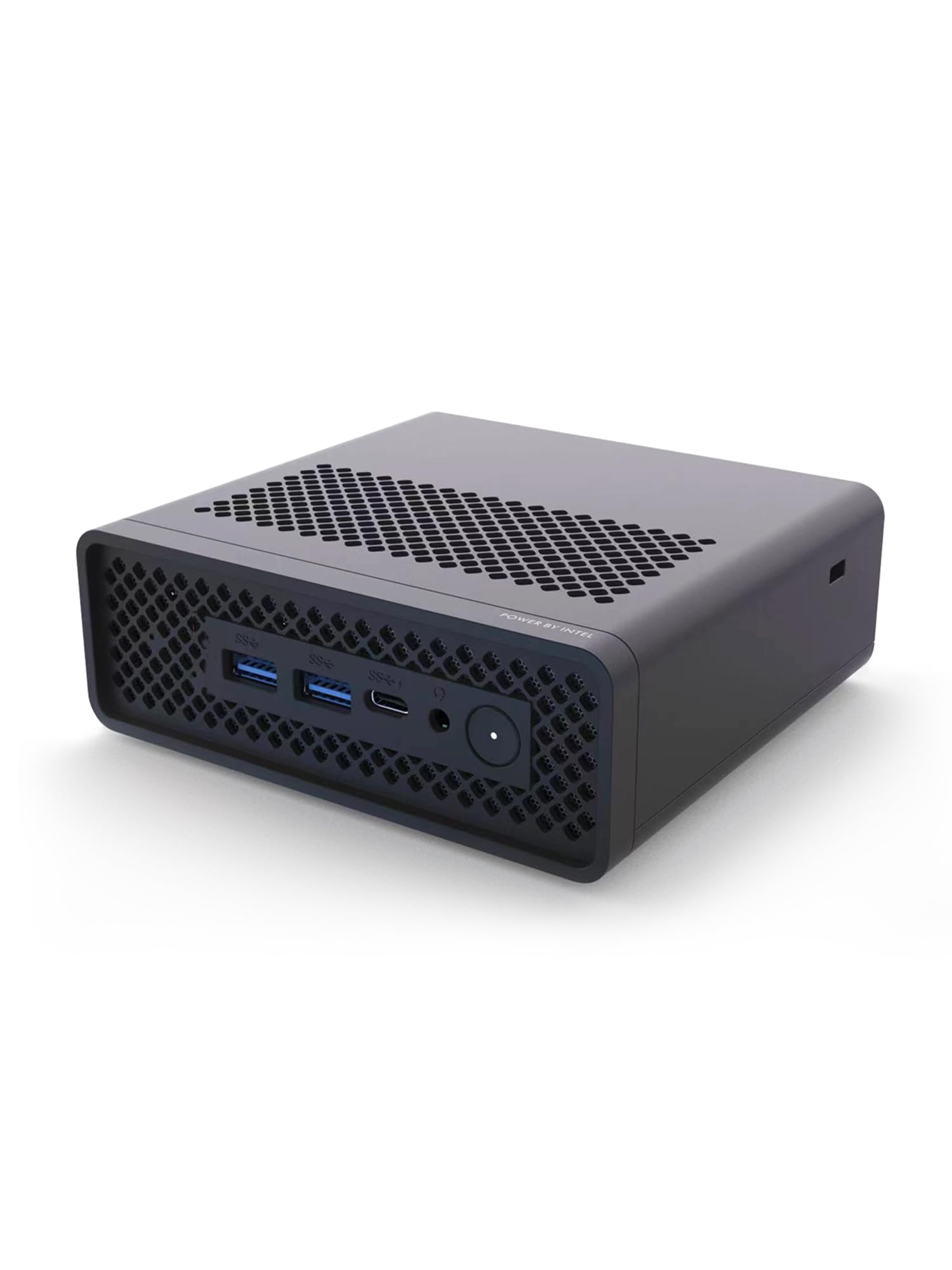 FEVM Mini Pc FN100 Mini Desktop Computer 12th Intel Alder Lake-N100(3.4GHz 18W TDP)4K@60Hz 3 Display, ALT Mode USB-C Port, Dual Nic(2.5G+1G), Windows 11 Pro, 8GB RAM+256GB NVME SSD, AX201 WIFI6, BT5.2