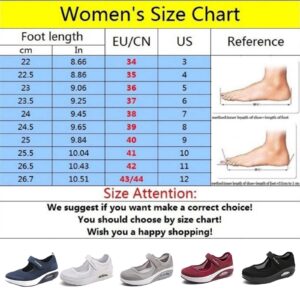 Azfleek Women Comfortable Air Cushion Working Nurse Shoes,Azfleek Slip on Shoes,Azfleek Orthopedic Shoes (39, Red)