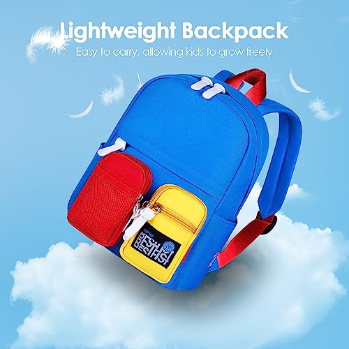 AOTOW Toddler Backpack for Preschool Boys Girls - Small Kids Bookbag Kindergarten Cute Daycare Back Pack Personalized Bagpack Child School Bags for little Kid 3-5 Years Old