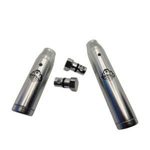 TORNADO´S Powder Dispenser for 1 and 2 Grams in Polished Aluminum. Discreet and Hygienic