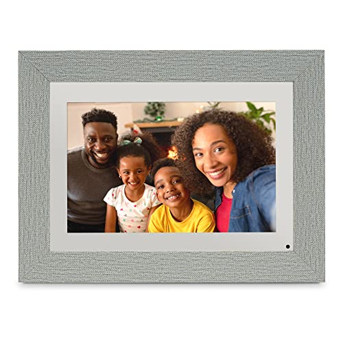 Simply Smart Home 10” WiFi Digital Photo Frame | Send Photo or Video from Phone to Digital Picture Frame with Free PhotoShare Frame v2 app | End-to-End Encryption | Quick Easy Setup | Seagrass