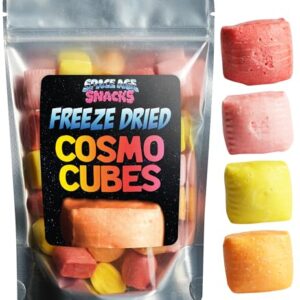 Freeze Dried Cosmo Cubes - Premium Freeze Dried Candy Shipped in a Box for Extra Protection - Space Age Snacks Freeze Dried Cosmo Cubes Freeze Dry Candy for All Ages Dry Freeze Candy (5 Ounce (Pack of 1), Original)