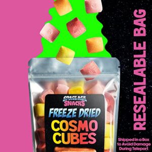 Freeze Dried Cosmo Cubes - Premium Freeze Dried Candy Shipped in a Box for Extra Protection - Space Age Snacks Freeze Dried Cosmo Cubes Freeze Dry Candy for All Ages Dry Freeze Candy (5 Ounce (Pack of 1), Original)