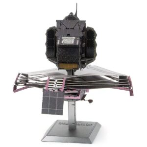 Fascinations Metal Earth James Webb Space Telescope 3D Metal Model Kit Bundle with Tweezers