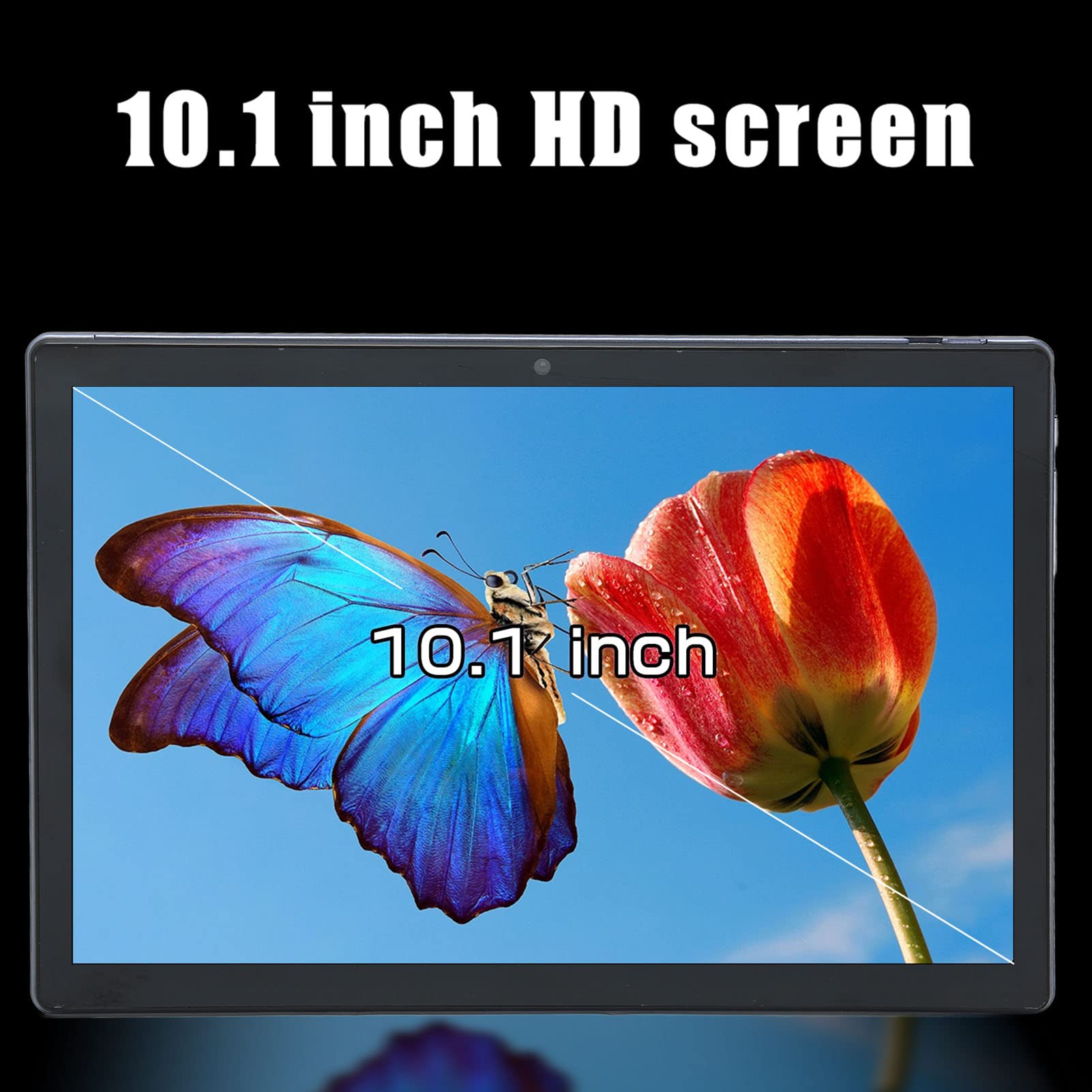 ciciglow 10.1in Tablet, 1960x1080 FHD 4G Calling Tablet, Octa Core CPU, 8GB RAM 256GB ROM, 8MP+16MP Camera, 7000mAh, Support 4G LTE and 5G WiFi, BT5.0, GPS