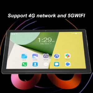 ciciglow 10.1 Inch Tablet, Octa Core Android Tablet, 8MP+16MP Dual Camera Tablet, 8G RAM 256G ROM, 1960x1080 FHD Display, Support 4G Network and 5GWIFI, GPS, Bluetooth