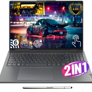 Lenovo Yoga 7i 2-in-1 Premium Laptop, 16" 2.5K Touchscreen, 12th Intel Evo Platform 12-Core i5-1240P, 8GB LPDDR5 RAM, 1TB SSD, Intel Iris Xe Graphics, Backlit KB, FP, Win11 Home