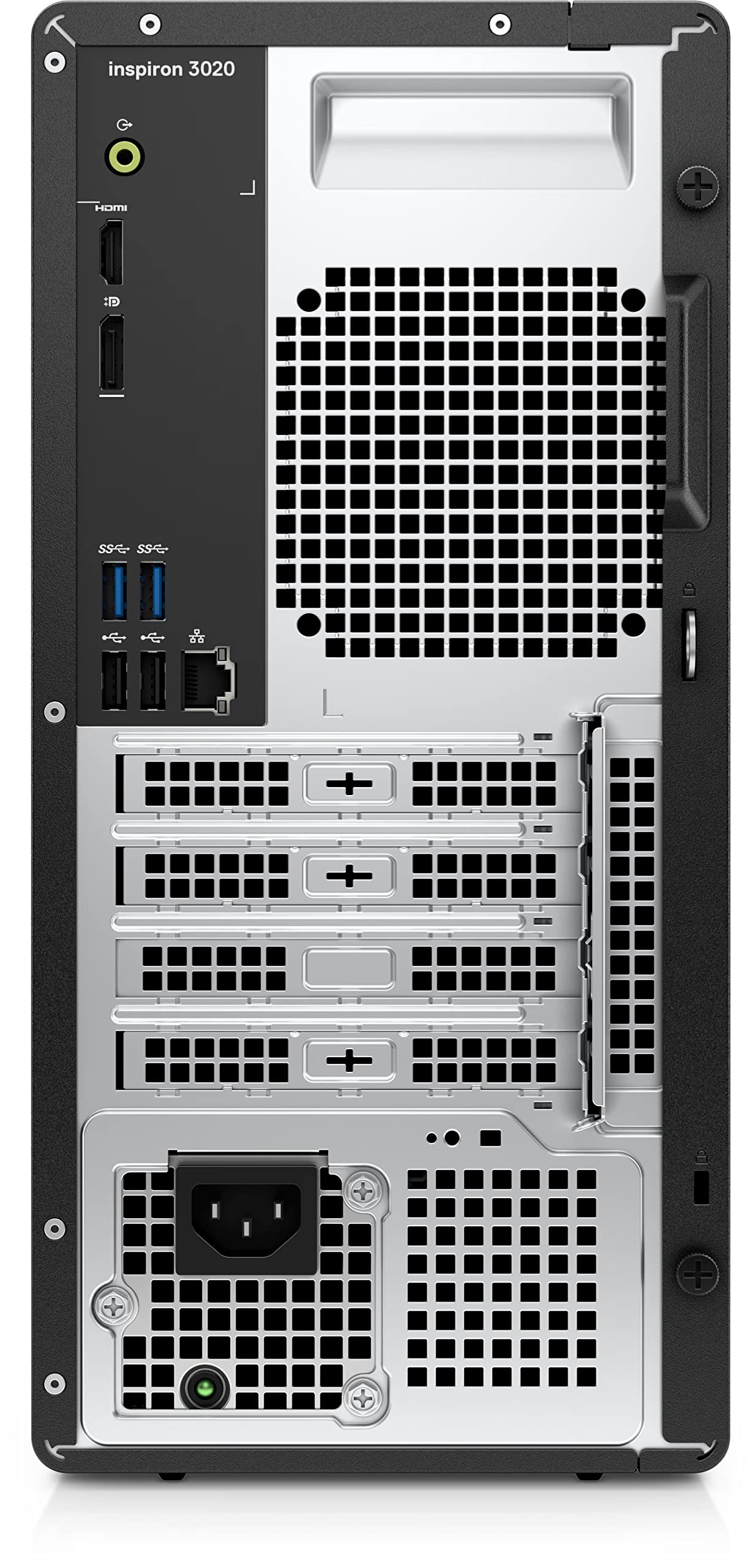 Dell Inspiron 3020 Tower Desktop Computer - 13th Gen Intel Core i5-13400 10-Core up to 4.60 GHz Processor, 16GB DDR4 RAM, 256GB NVMe SSD + 1TB HDD, Intel UHD Graphics 730, DVD+RW, Windows 11 Home